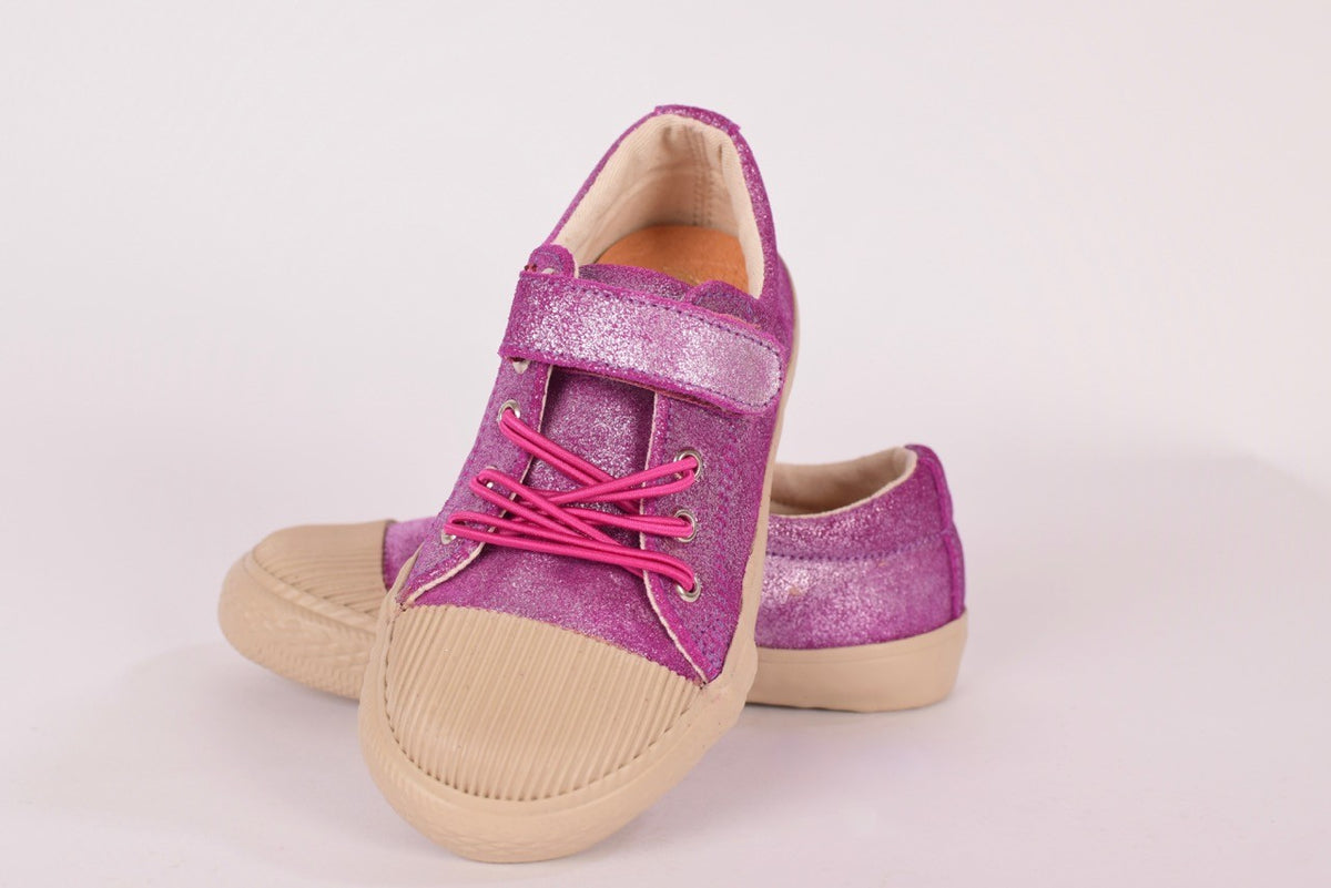 Pantofi sport Liliac (Sidefati) cu velcro - Sipet de Sidef – sipetdesidef